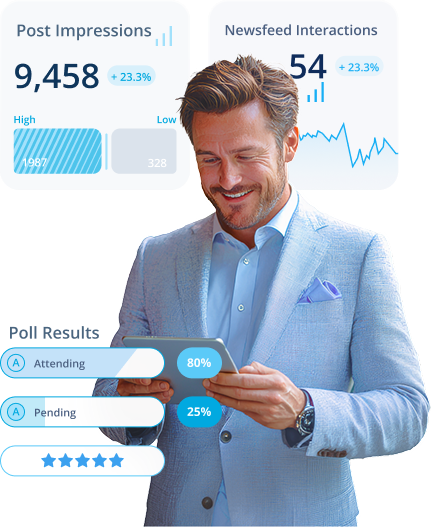 Clowder | Association Mobile Engagement App Key Features